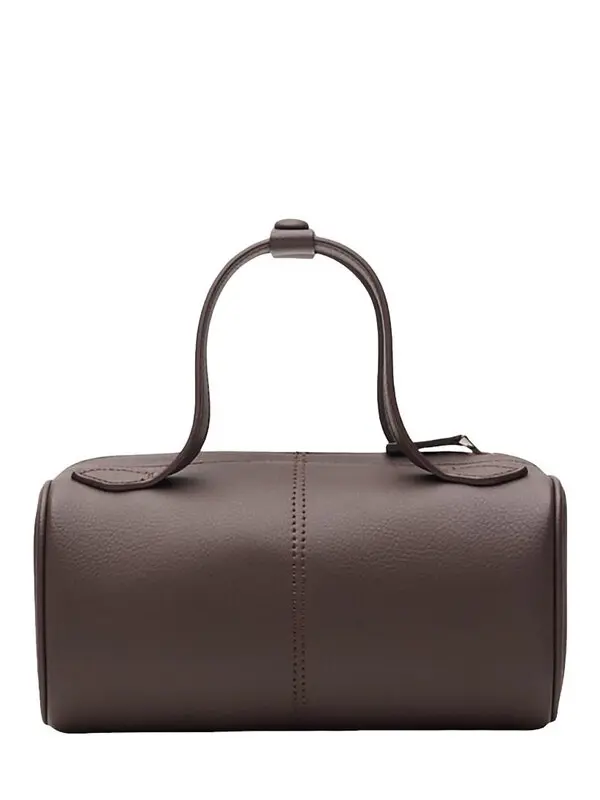 FREJA Jane Structured Top Handle Bag - Espresso