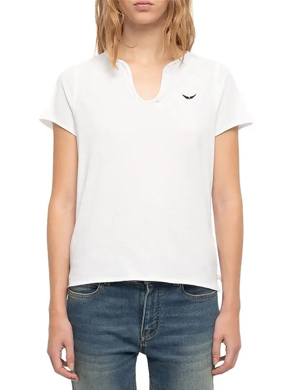 Zadig&Voltaire Cotton Graphic T-shirt - White