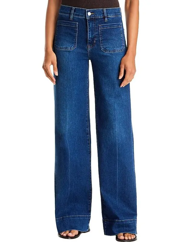 FRAME Le Slice Slim Palazzo Jeans - Folklore