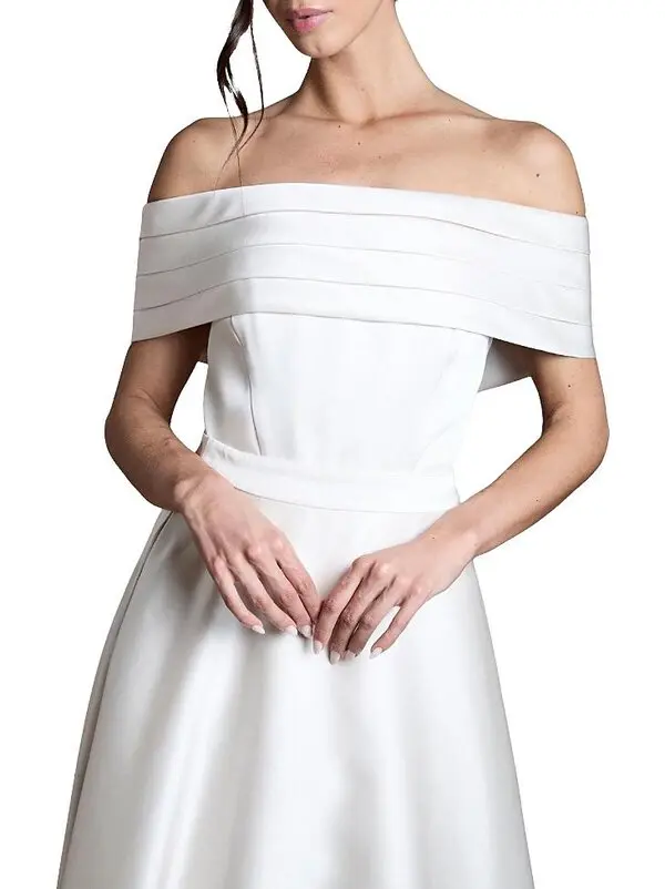 Coast Bridal Bandeau Shrug Top - Ecru