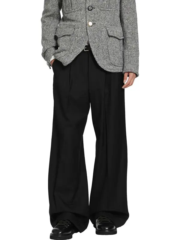 Junya Watanabe Tailored Wide Leg Pants - Black
