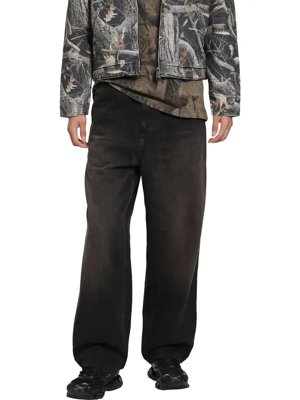 Carhartt Work In Progress Og Single Knee Pants Stone Washed - Black