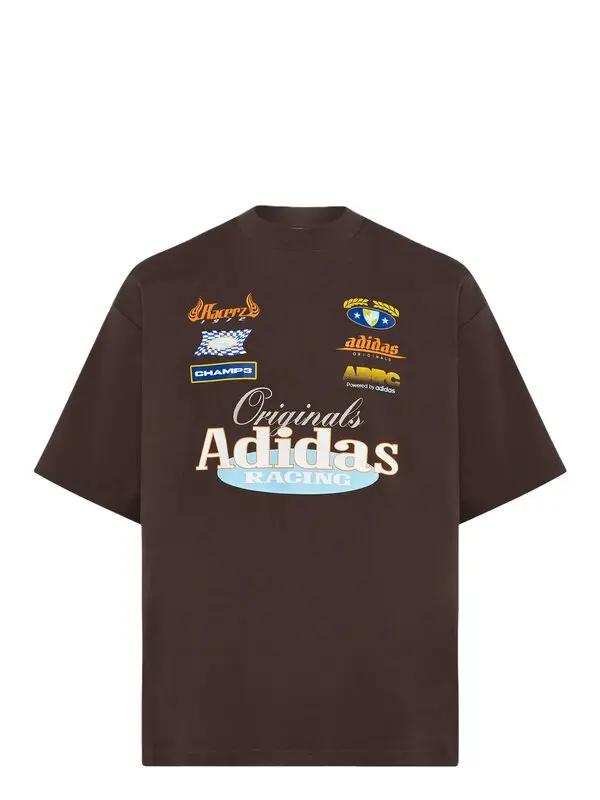 Adidas Rac Gfx T-shirt Asia Sizing - Brown