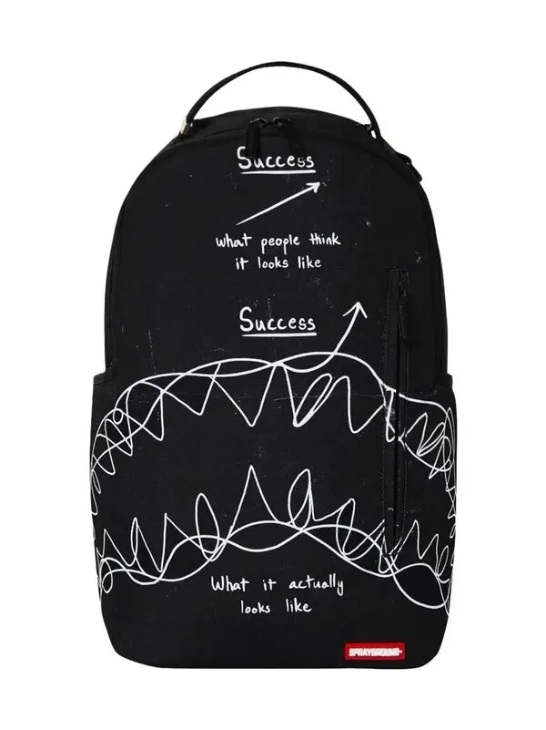SPRAYGROUND Success Scribble Shark Backpack - Black/white
