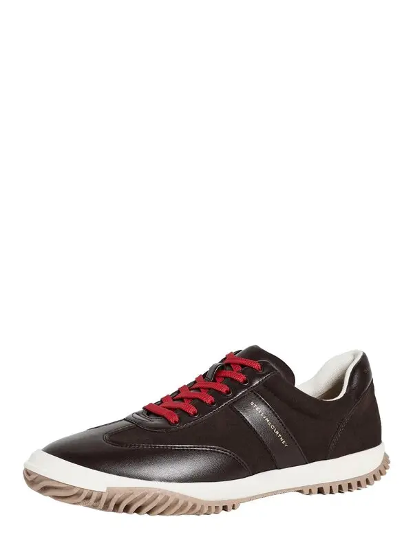 Stella McCartney Alter Mat & Alter Suede Lace-up Sneakers - Coffee