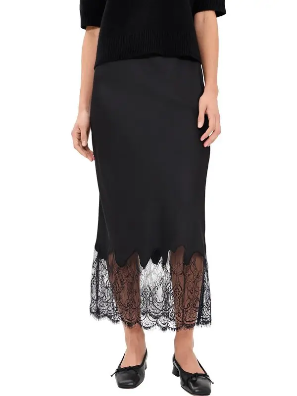 MADISON THE LABEL Luella Maxi Skirt - Black