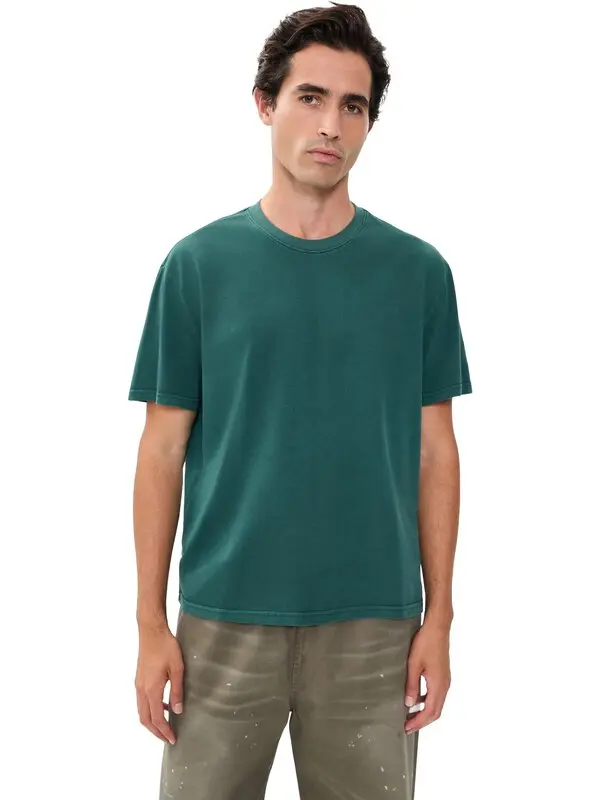 Marine Layer Relaxed Cloud 9 Sueded Jersey Tee - Rain Forest