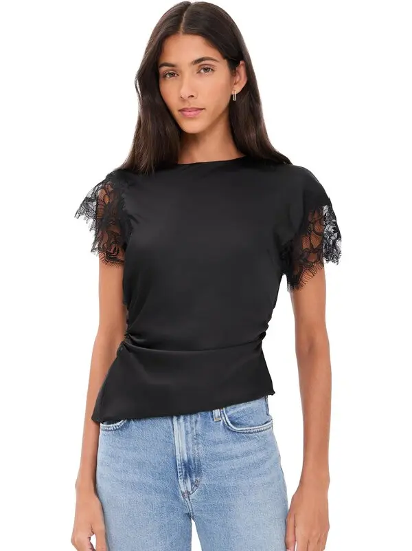 AMUR Zina Blouse - Black