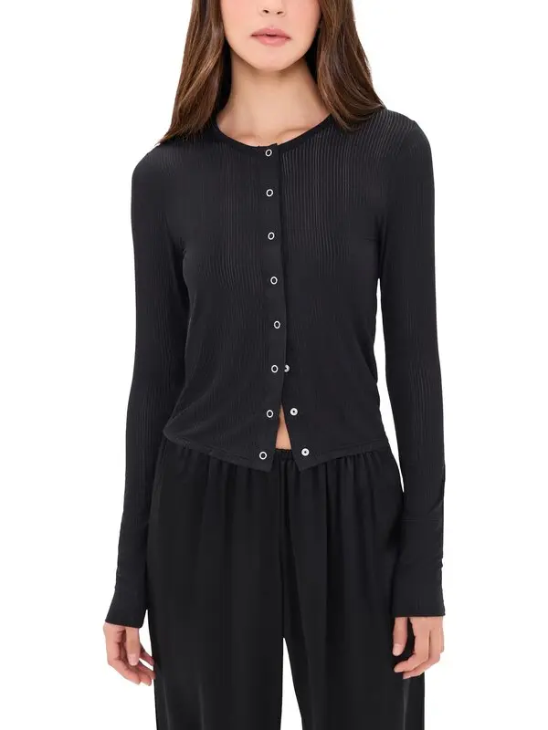 NEGATIVE Whipped Cardigan - Black