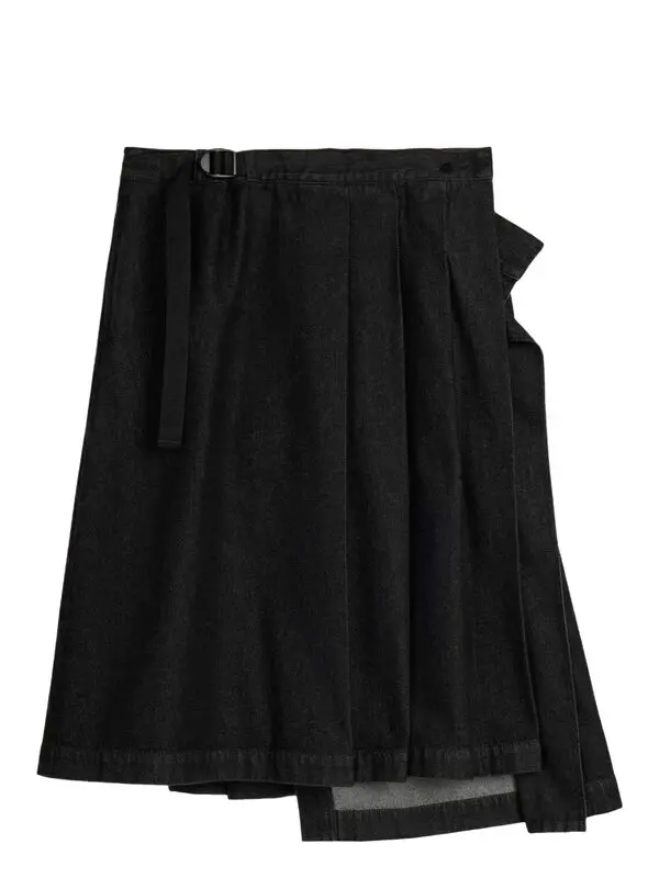 Adidas Y-3 Denim Skirt - Black