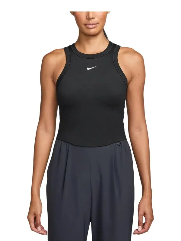 Nike Dri-fit Cropped Tank Top - Black/white