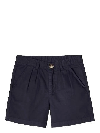 Bonpoint Cotton Twill Pleated Shorts - Black