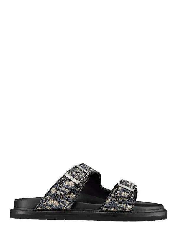 Dior Aqua Jacquard Sandals - Black