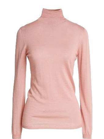 Fabiana Filippi Cashmere Silk Turtleneck Sweater - Pink