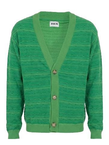 BERNA Knitted Cardigan - Green