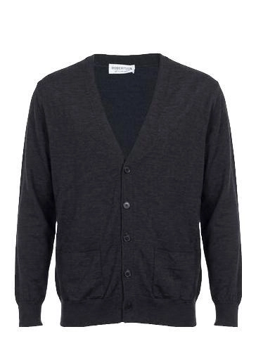 DRUMOHR Merino Wool Cardigan - Blue