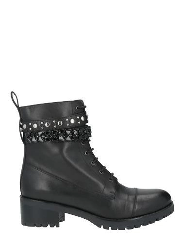 Cosmoparis Leather Lace-up Ankle Boots - Black