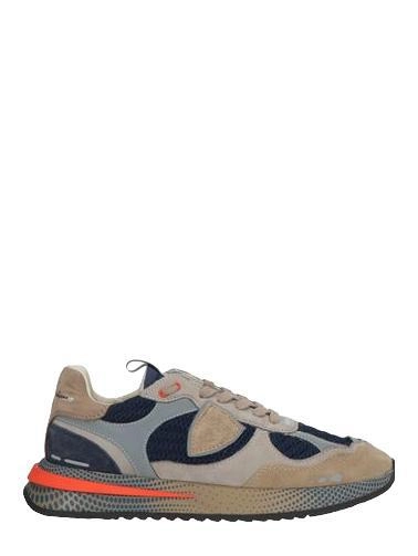Philippe Model Low-top Sneakers In Suede And Textile - Beige