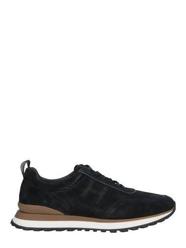 HACKETT  Leather Low-top Sneakers - Navy