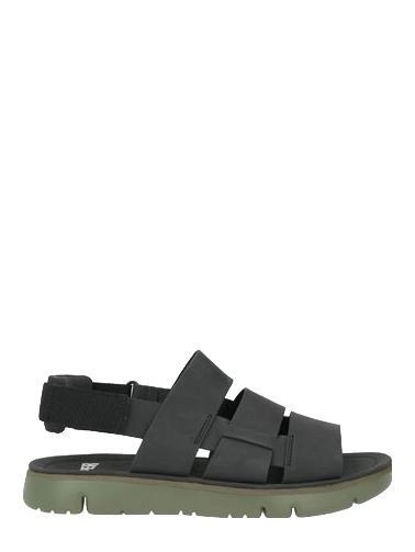 Camper Leather Slingback Sandals - Black