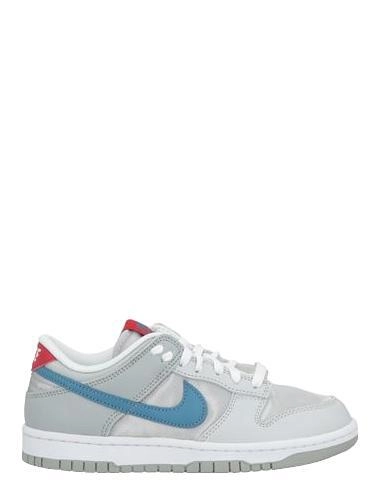 Nike Dunk Low-top Sneakers In Leather And Textile - Grey
