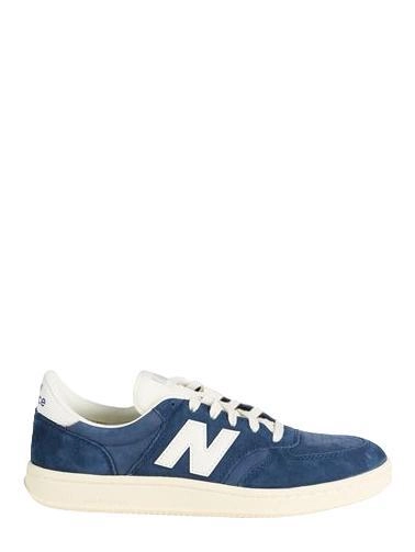 NEW BALANCE Suede And Textile Low-top Sneakers - Navy