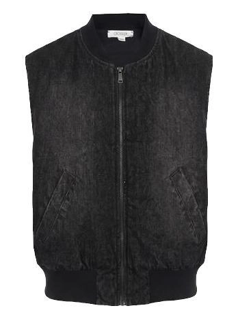 Crossley Denim Vest - Black