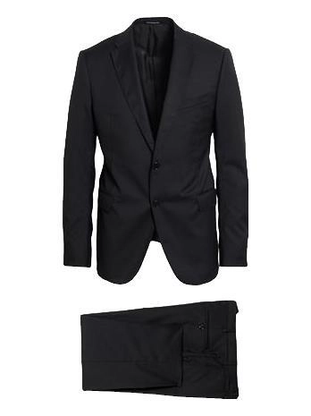 Emporio Armani Suit Size Virgin Wool - Black