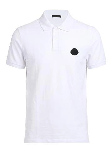Moncler Polo Shirt Size Cotton - White