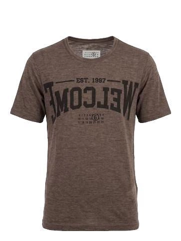 MAISON MARGIELA T-shirt Size Wool - Grey