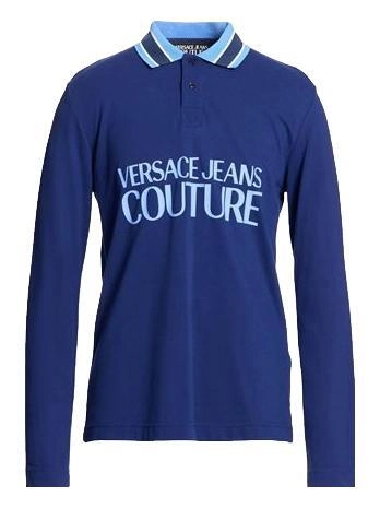 Versace Polo Shirt Size Cotton - Blue