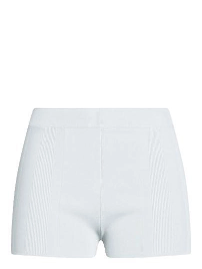 Jacquemus Ribbed Knit Hot Shorts - Grey