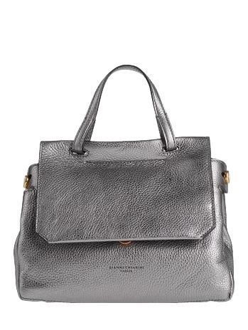 GIANNI CHIARINI Leather Handbag - Silver