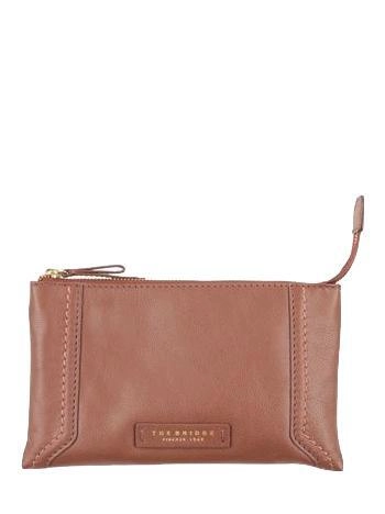 THE BRIDGE Leather Pouch - Brown
