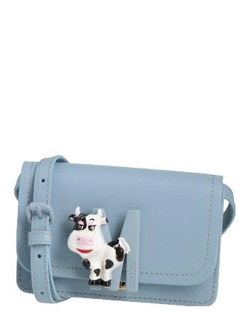 Moschino Calfskin Crossbody Bag - Blue