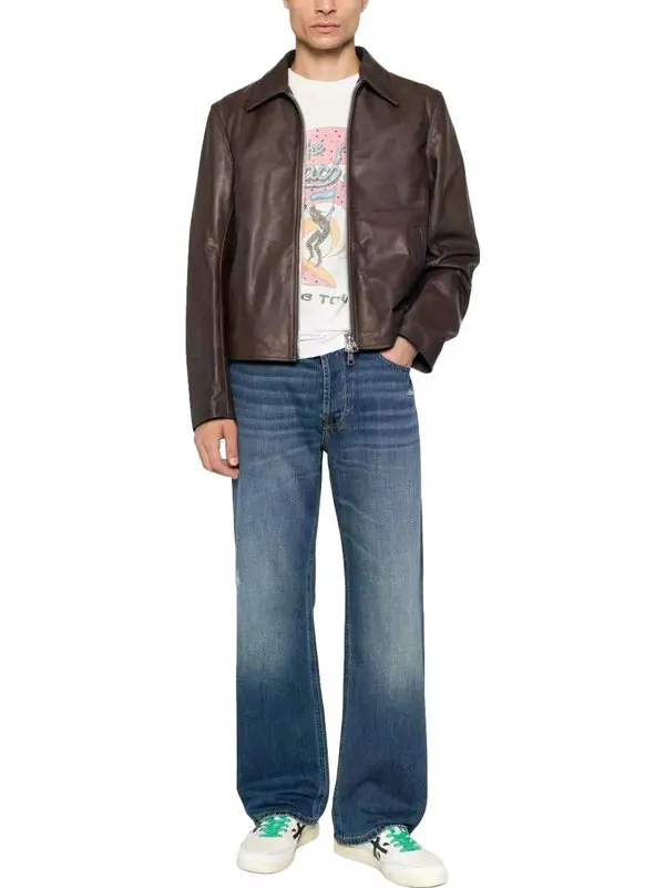 DIESEL® Faded Whiskered Jeans - Blue
