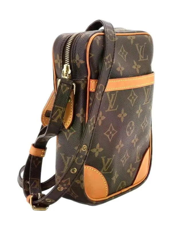 LOUIS VUITTON Danube Monogram Canvas Crossbody Bag - Brown