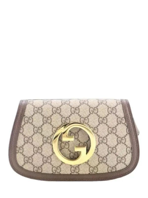 Gucci Blondie Gg Coated Canvas Belt Bag - Brown