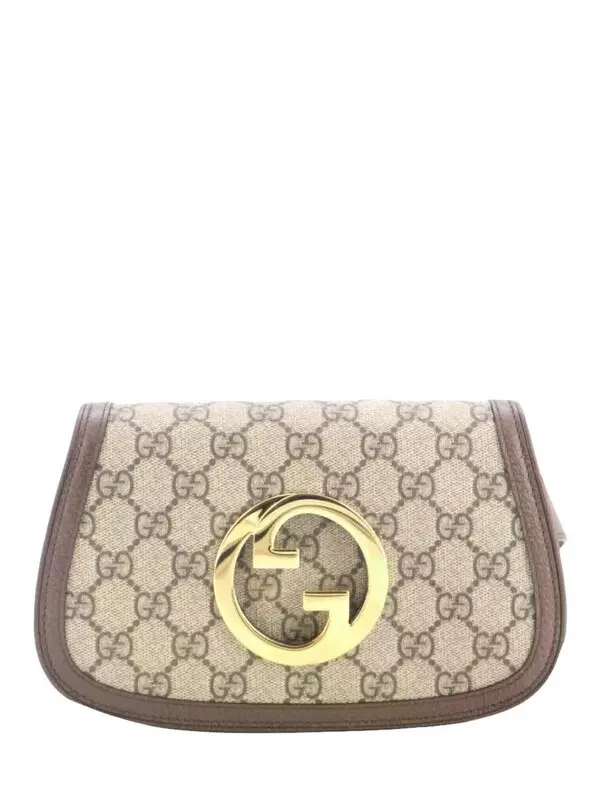 Gucci Blondie Gg Coated Canvas Belt Bag - Brown