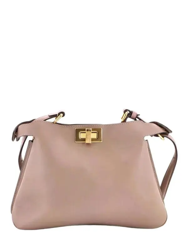 Fendi Soft Peekaboo Iseeu Bag Leather Medium Shoulder Bag - Brown