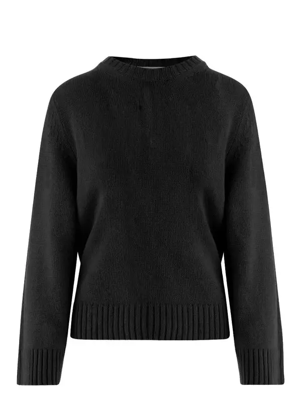 OLIVER LATTUGHI Crew Neck Sweater - Black