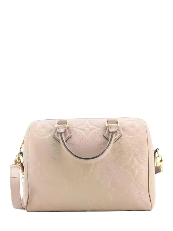 LOUIS VUITTON Speedy Bandouliere Monogram Empreinte Giant 25 Satchel - Brown