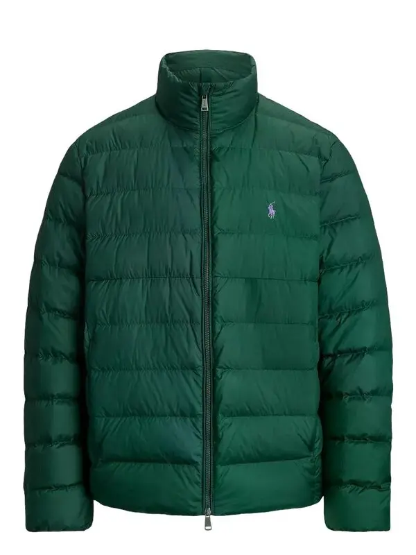 Polo Ralph Lauren Quilted Logo-embroidered Jacket - Green