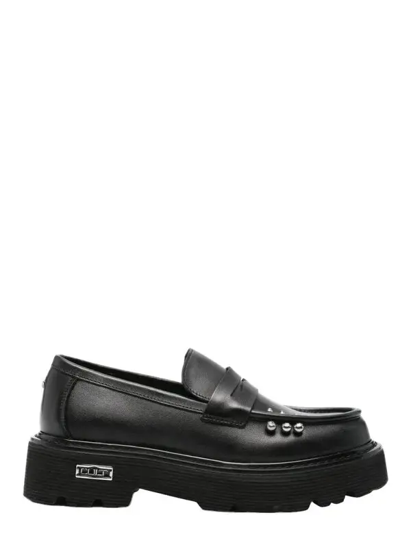CULT Stud-embellished Chunky Loafers - Black
