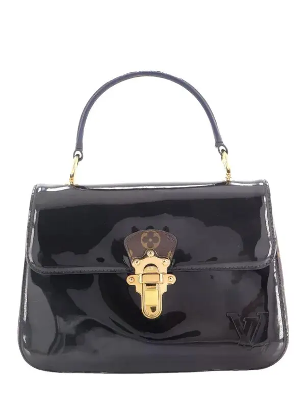 LOUIS VUITTON Monogram Canvas Shoulder Bag - Black