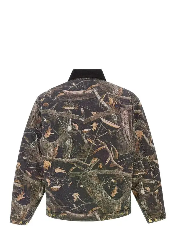 Carhartt Work In Progress Camouflage Print Jacket - Black