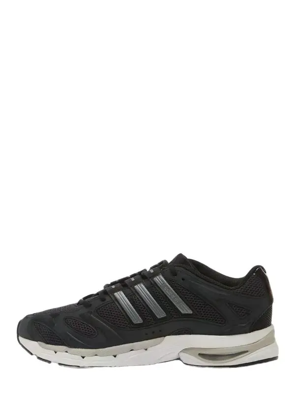 Adidas Paneled Low-top Sneakers - Black