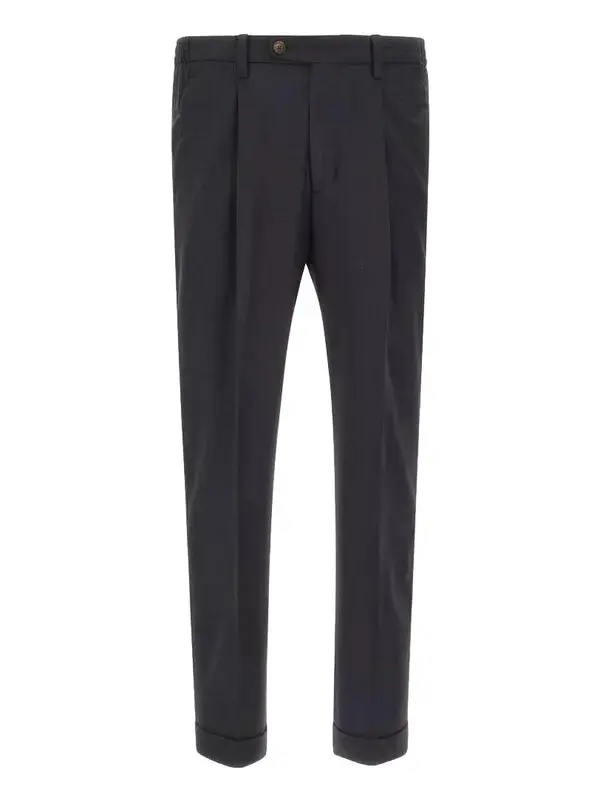 DEVORE INCIPIT Straight-leg Trousers - Black