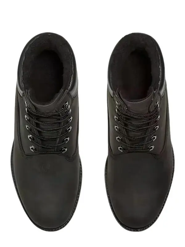 Timberland Logo Debossed Padded Ankle Boots - Black