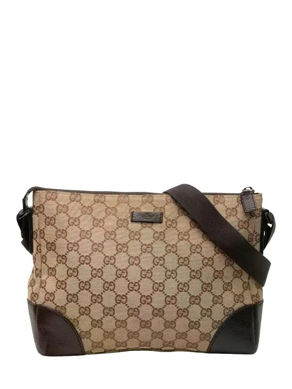 Gucci Gg Canvas Crossbody Bag - Neutrals